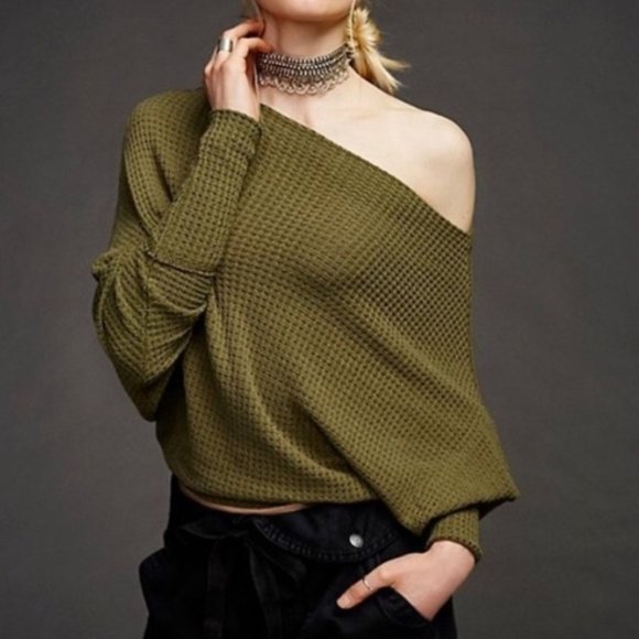 Free People | Tops | Free People Off The Shoulder Top | Poshmark